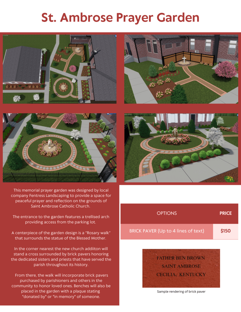 St. Ambrose Prayer Garden